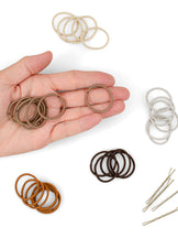 Heliums Small Hair Ties - 2mm Mini Hair Elastics - Light Blonde ...